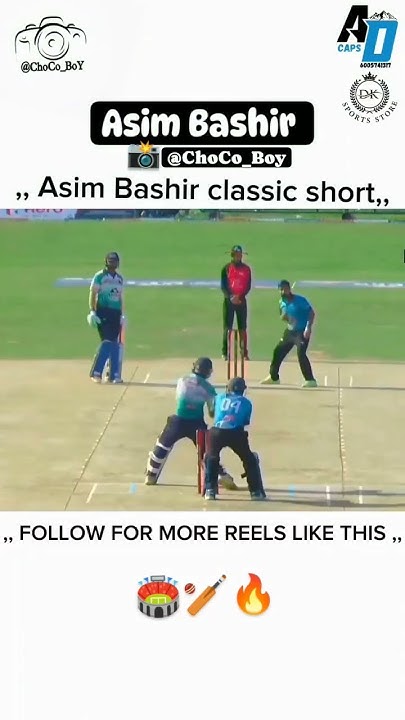 ASIM BASHIR SO BRILLIANT CRICKETER KASHMIR SPORTS LIVE - YouTube