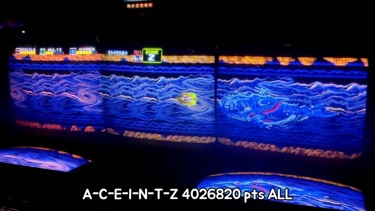 [Arcade Longplay] 1986 Darius A-C-E-I-N-T-Z No Miss ALL (W. PCB) / 다라이 ...