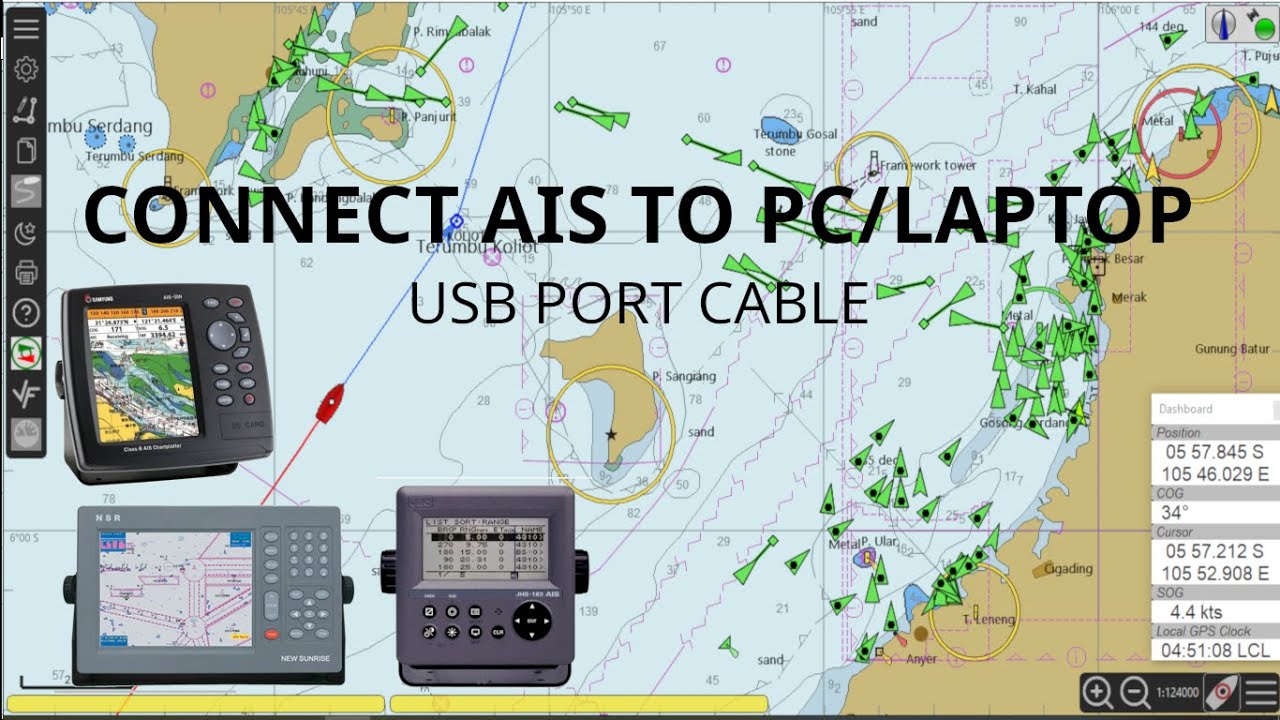 CONNECT AIS TO PC USING RS422/RS485 TO USB UBUNTUDDE (Sambung AIS kapal ...
