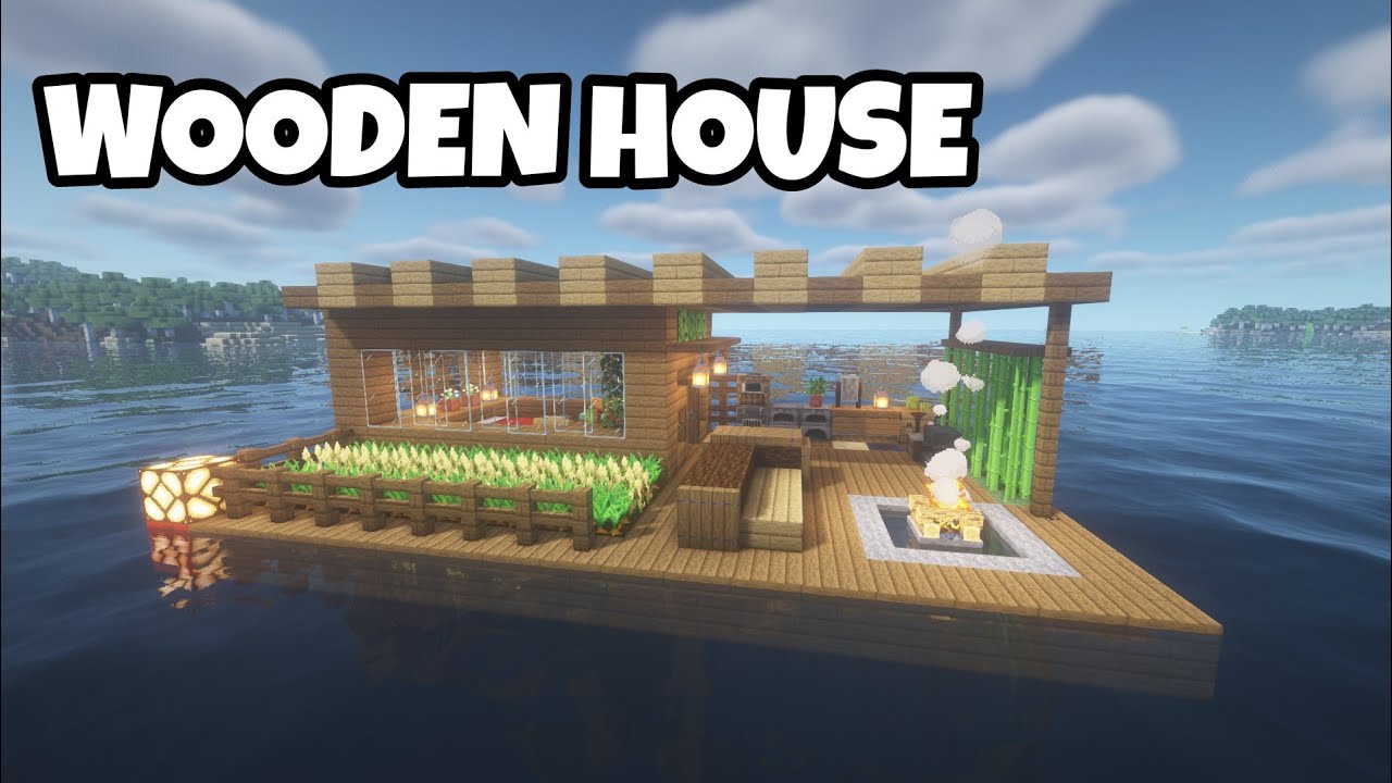 Floating Wooden House Tutorial in Minecraft!! - YouTube