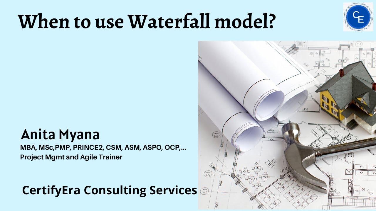 When to use waterfall or predictive life cycle - YouTube