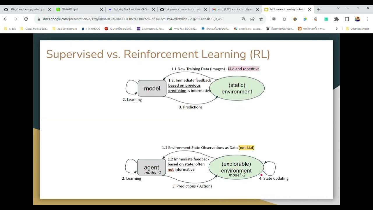 Reinforcement Learning 1.2 Supervised vs Reinforcement Learning (ไทย ...