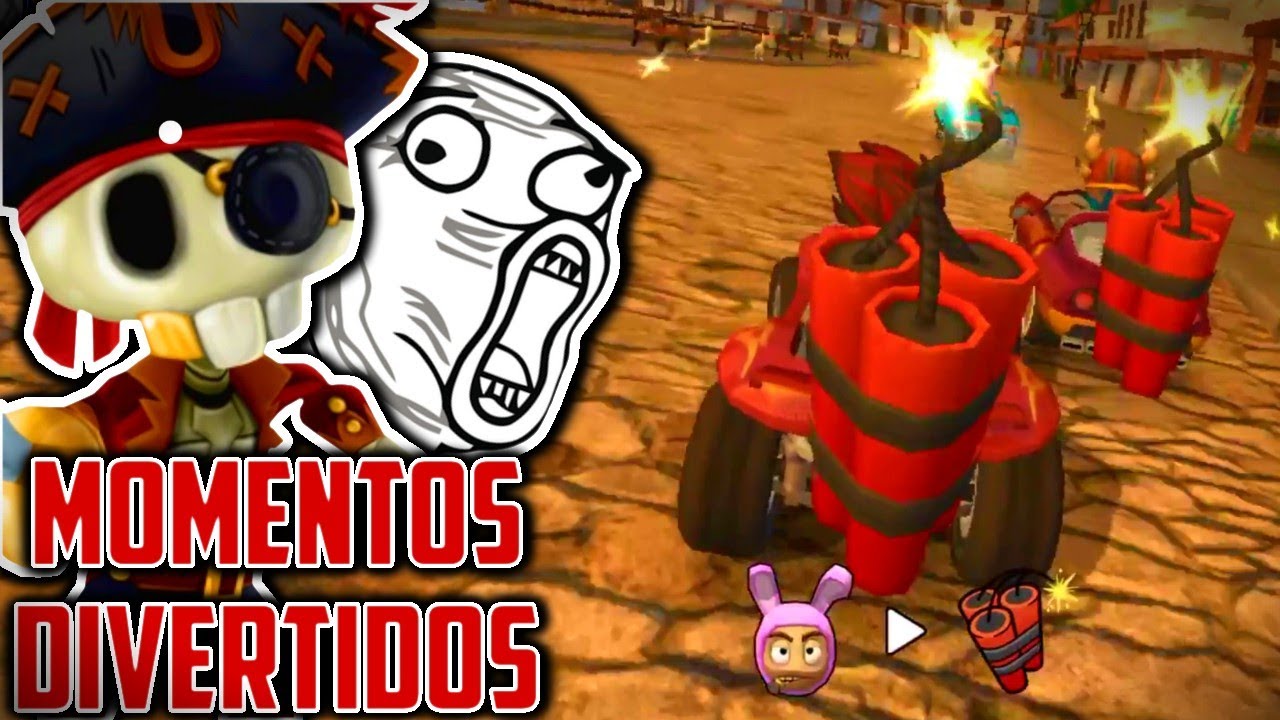 🚀MOMENTOS DIVERTIDOS EN BEACH BUGGY RACING - YouTube