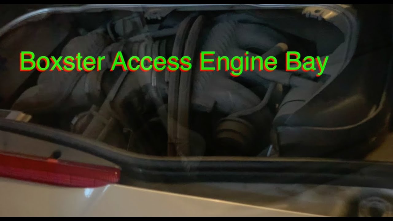 porsche boxster - access engine bay - YouTube