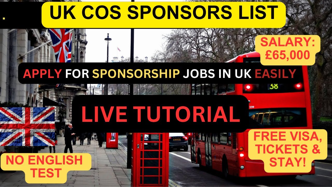 GET SPONSORSHIP JOBS IN UK EASILY | UK WORK VISA PERMIT | VISA ...