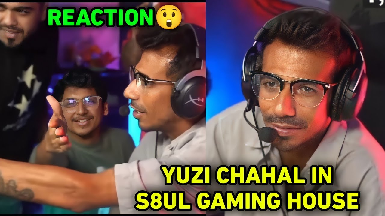 Yuzi Chahal in S8ul Gaming House 😲 - Mortal, Scout Live Reaction - YouTube