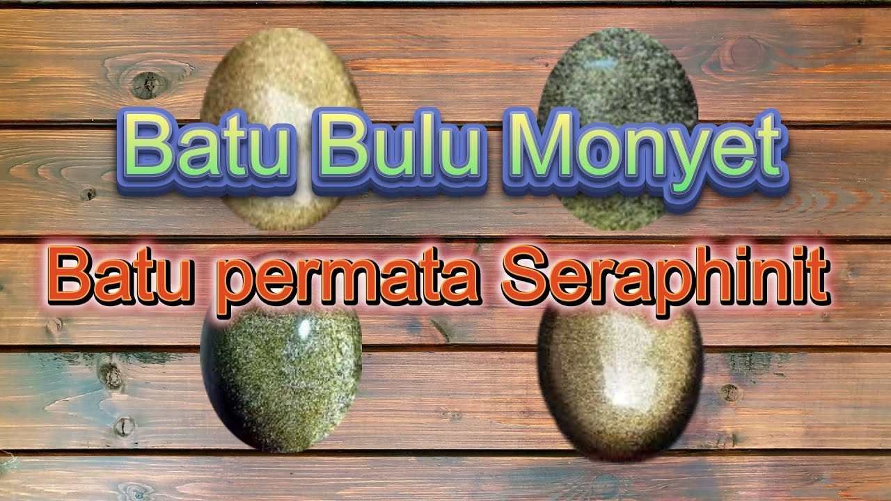 Batu Bulu Monyet | Seraphinite - YouTube