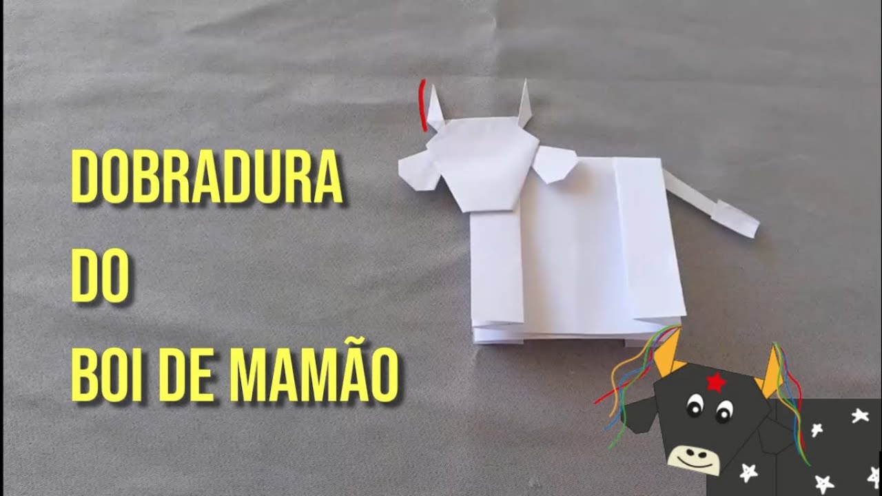 DOBRADURA DE BOI DE MAMÃO (handcraft) - YouTube