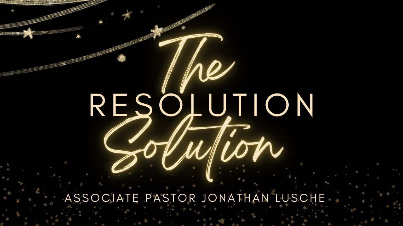 The Resolution Solution | 12/29/24 - YouTube