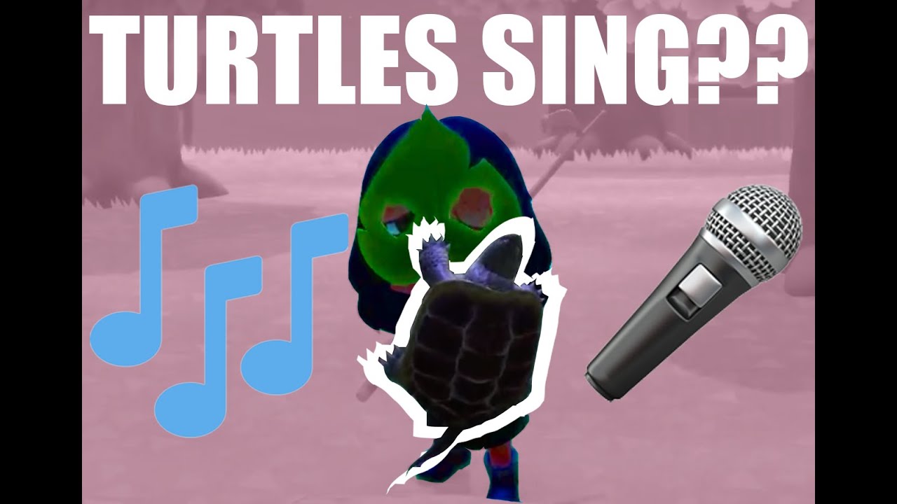 Animal Crossing Snapping Turtles Can Sing??? - YouTube