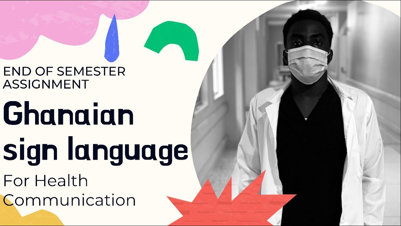 Ghanaian Sign Language (GSL) @RICHARD ADADE - YouTube