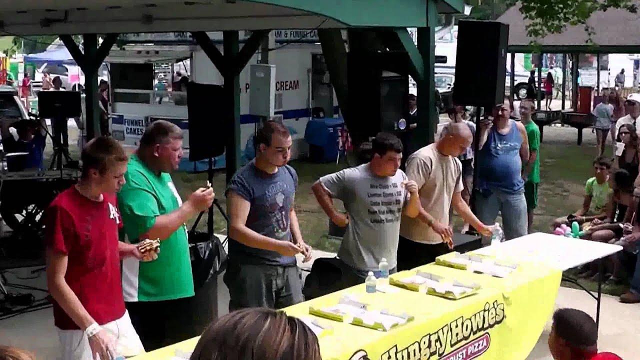 2011 Mogadore Pizza Eating Contest - YouTube