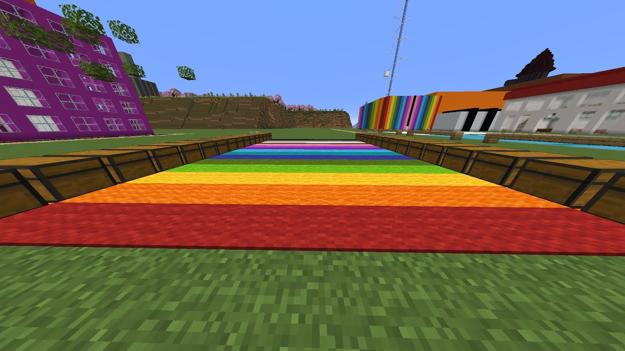 Minecraft - Sky Map - Wool Storage (360) - YouTube