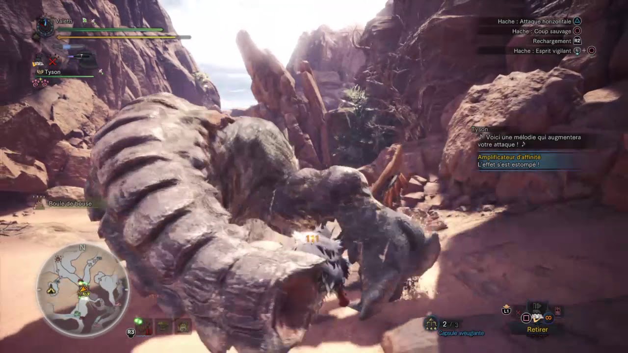 MHWorld - Barroth - 1'56" [Paralysis Phial S-Axe] - YouTube