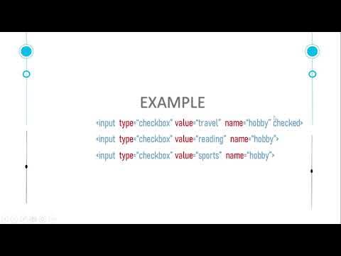 html radio button and checkbox -html5 2023 - YouTube