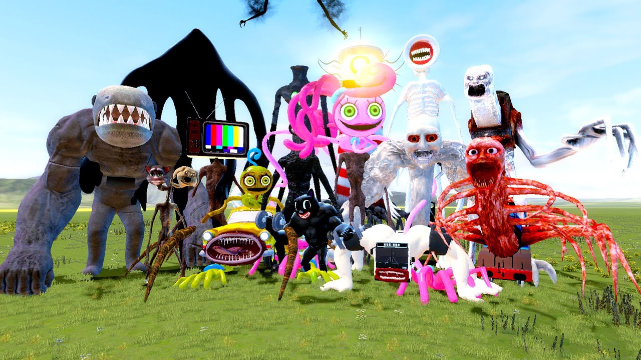 ALL MONSTERS: BEHEMOTH, CAR EATER, CURSED THOMAS, TV HEAD, BUS EATER ...