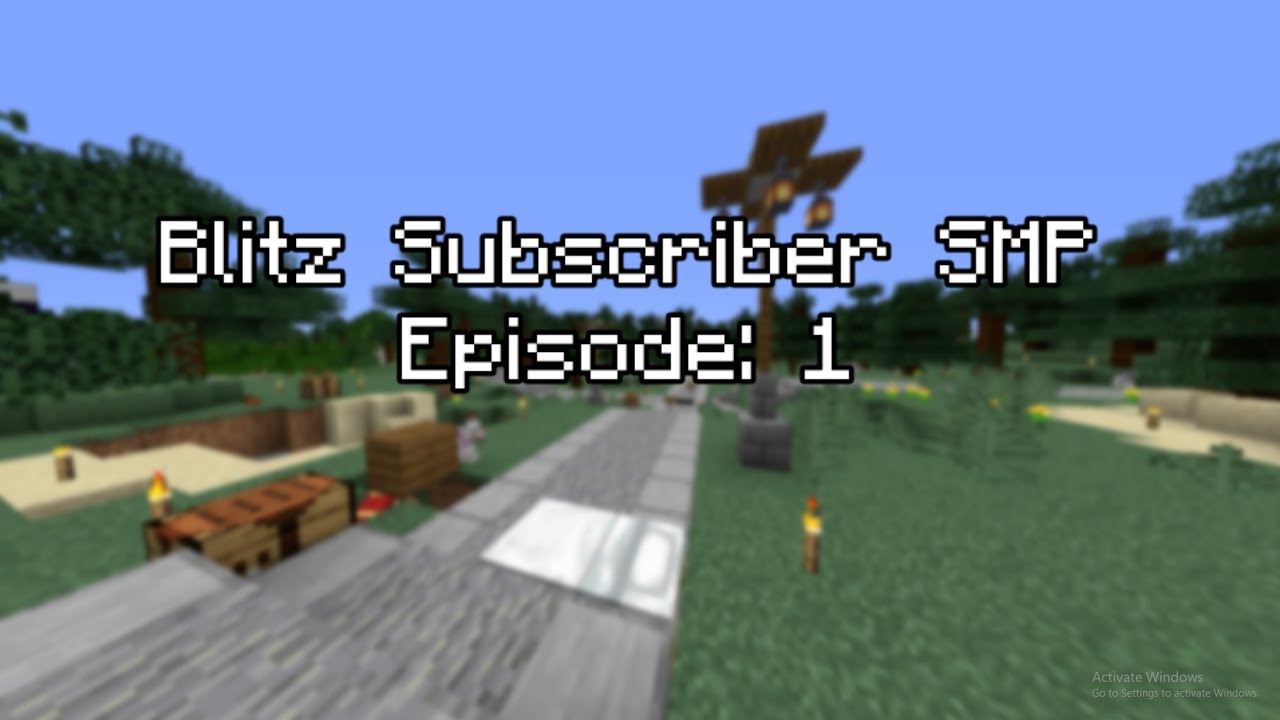 BLITZ SMP: Episode 1 - It Begins - YouTube