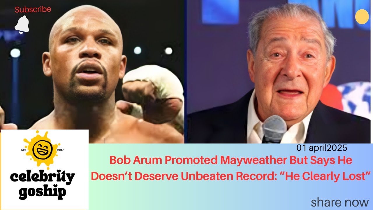 Bob Arum Promoted Mayweather But Says He Doesn’t Deserve Unbeaten ...