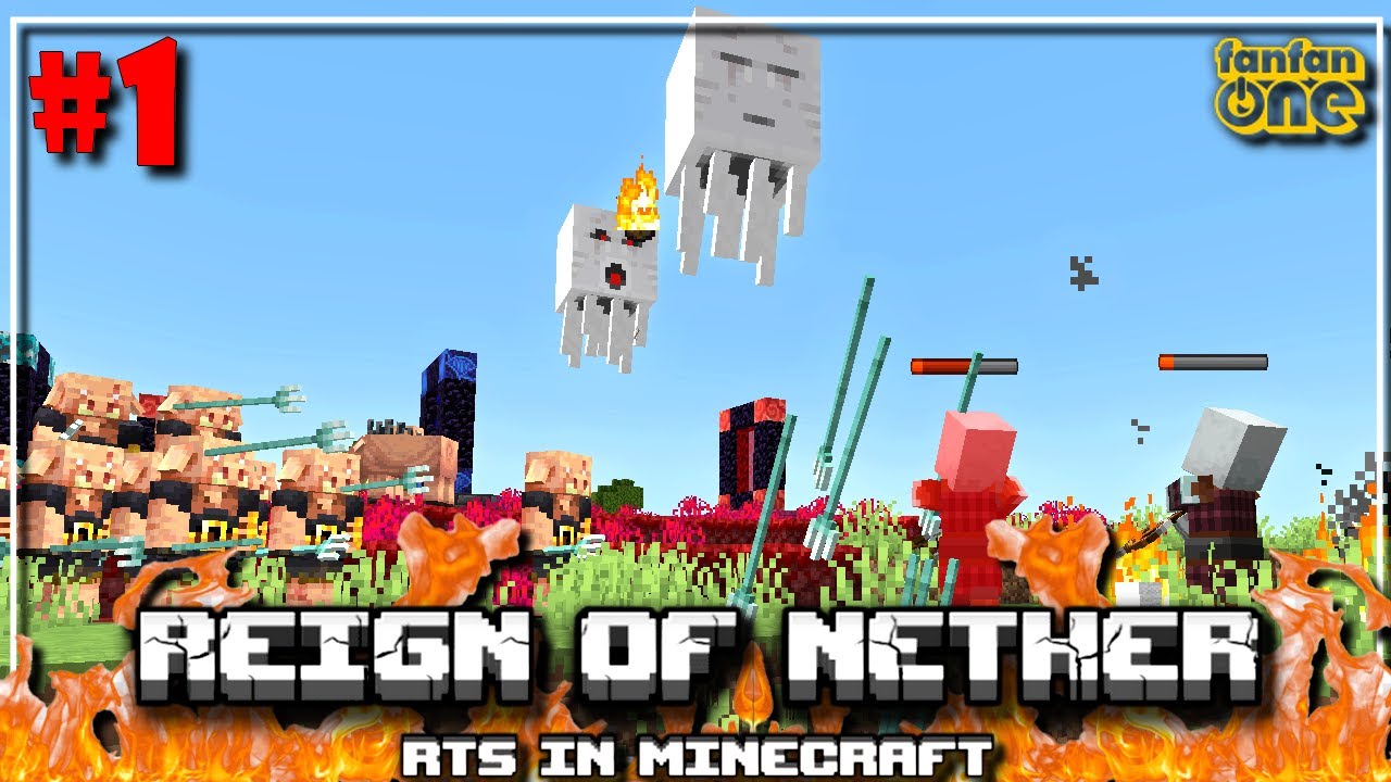 NOUVEAU MOD TROP COOL SUR MINECRAFT... REIGN OF NETHER RTS...[1.19.2 ...
