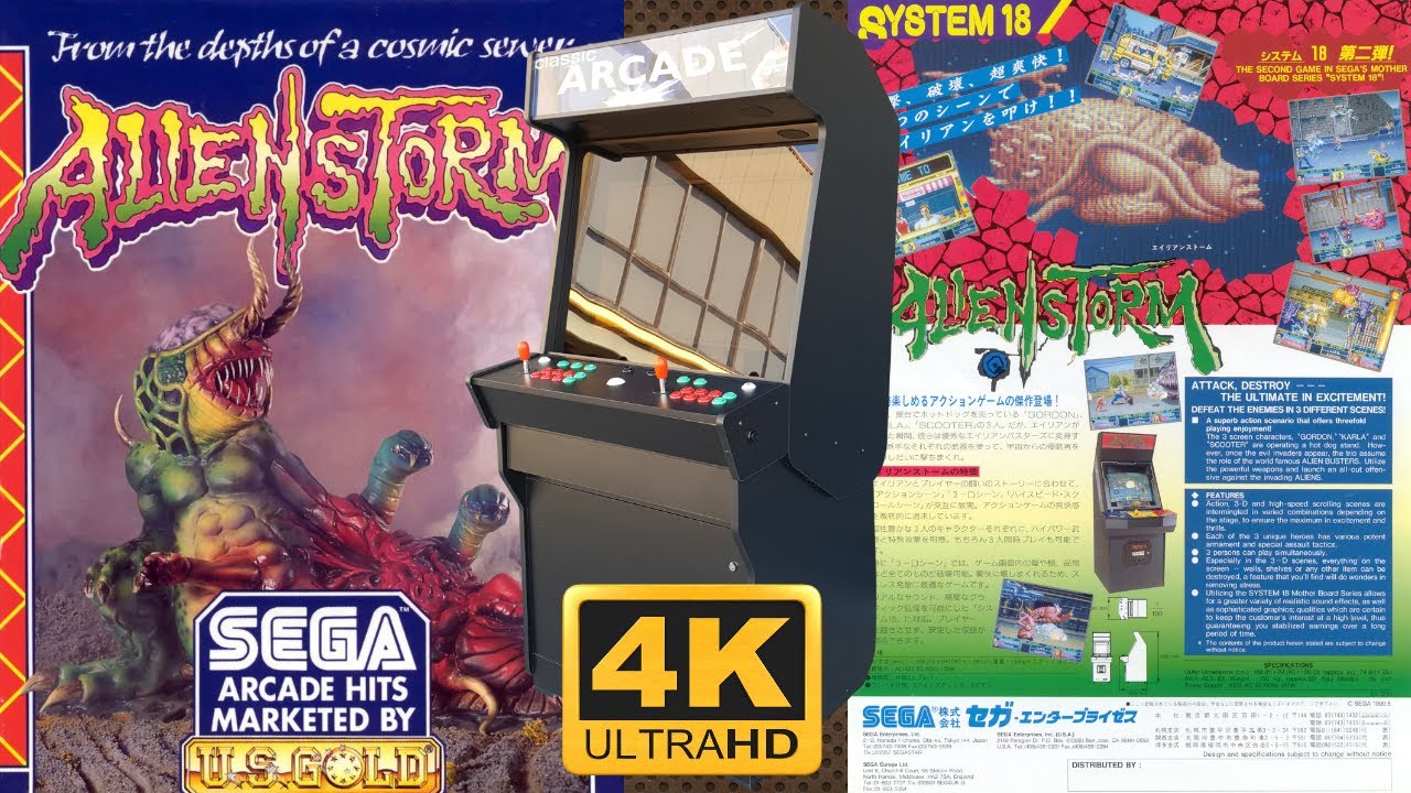 Alien Storm | ARCADE | 4K60ᶠᵖˢ UHD🔴 | Longplay Walkthrough Playthrough ...