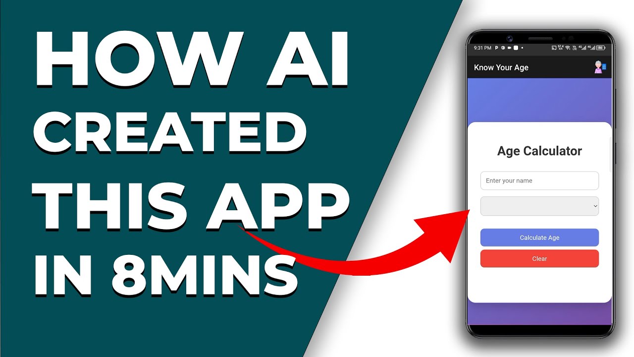 How I Used Free AI to Create an App in less than 8mins- No Coding - YouTube