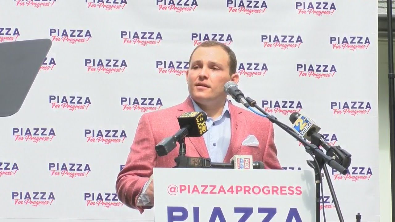 Piazza announces run for Mayor - YouTube