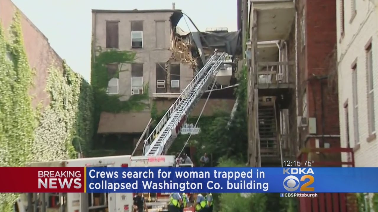 Building Partially Collapses In Washington Co. - YouTube