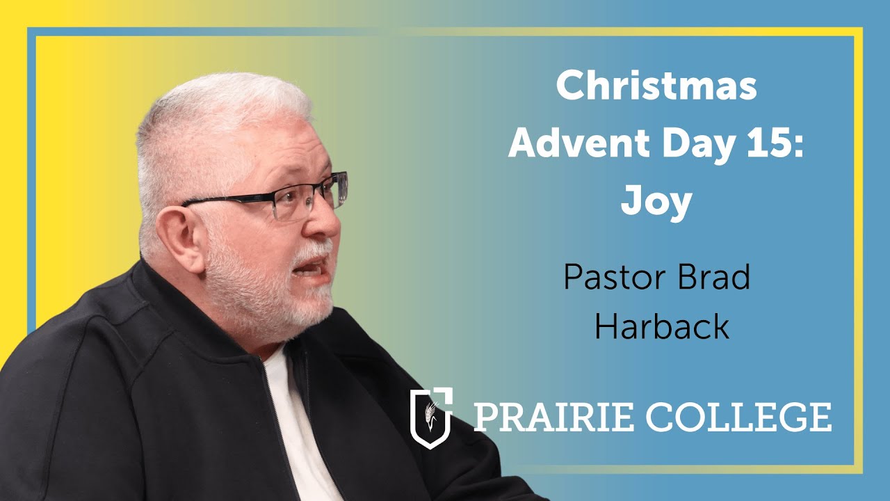 Christmas Advent Day 15: JOY (Pastor Brad Harback) - YouTube