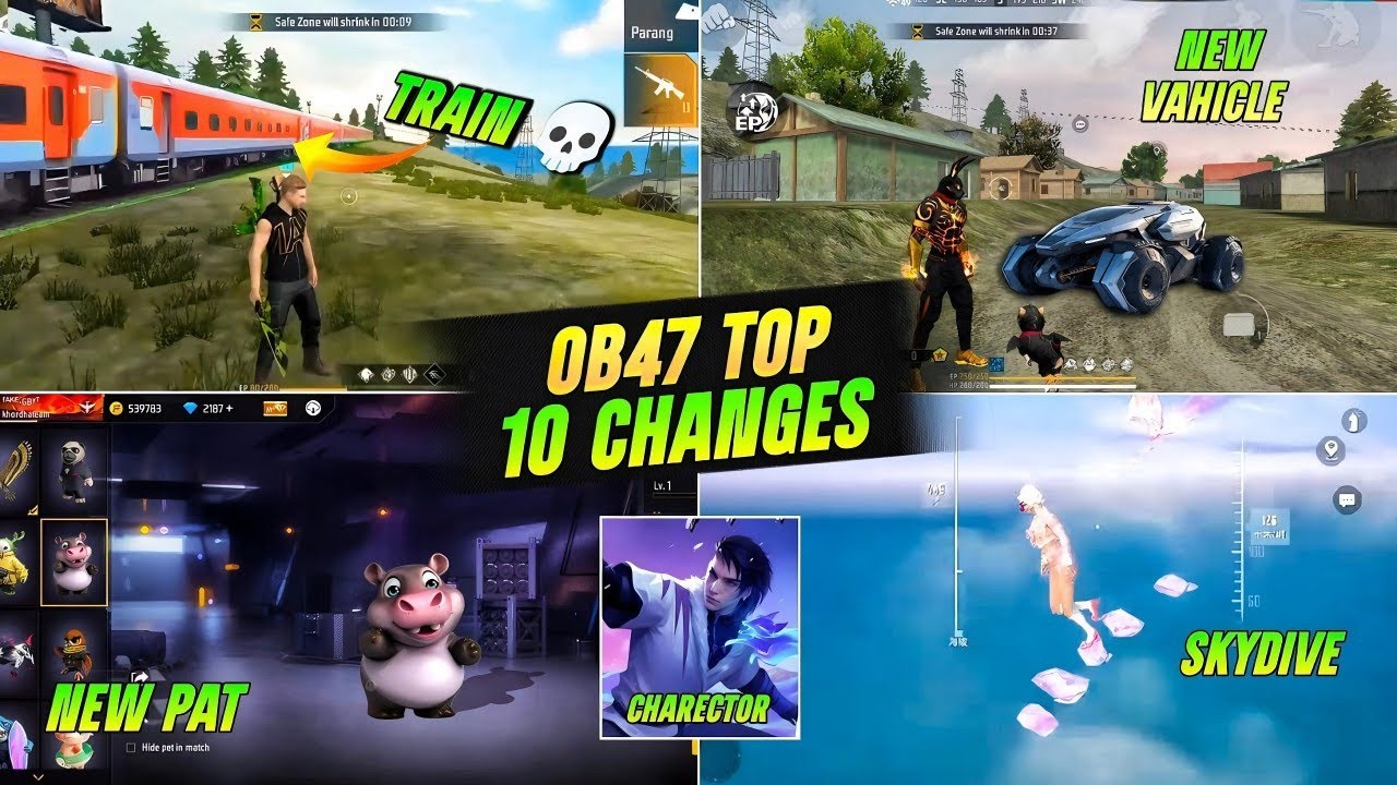 OB47 UPDATE BIGGEST CHANGE IN FREE FIRE || OB47 ADVANCE SERVER ...