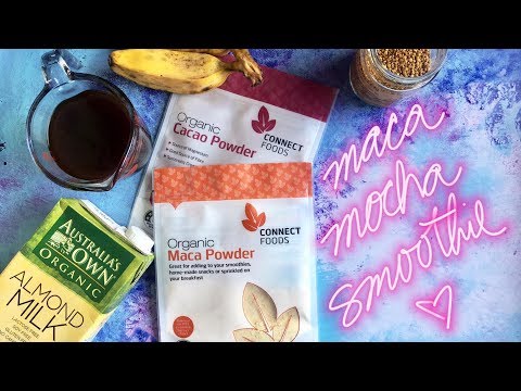 Maca Mocha Smoothie - Cooking Up A Storm (w Ashley Storm)