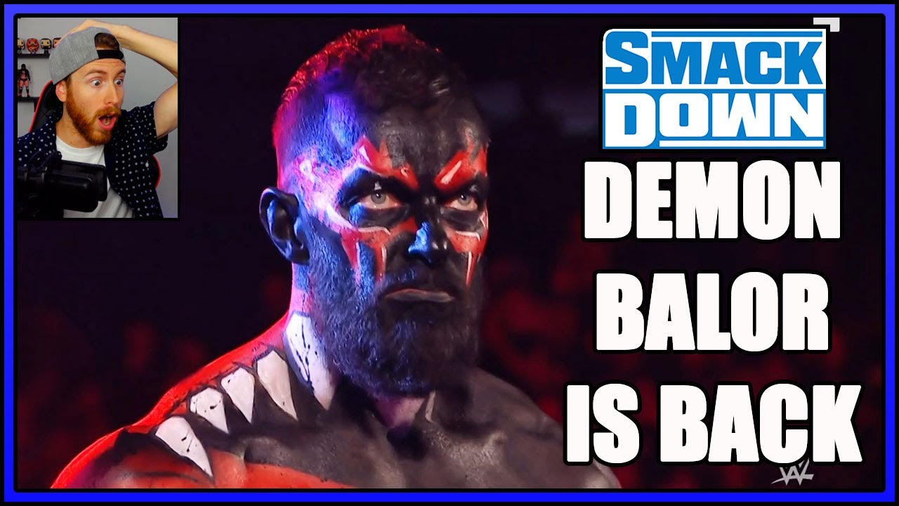 The Demon Finn Balor Returns On Smackdown To Stare Down Roman Reigns ...