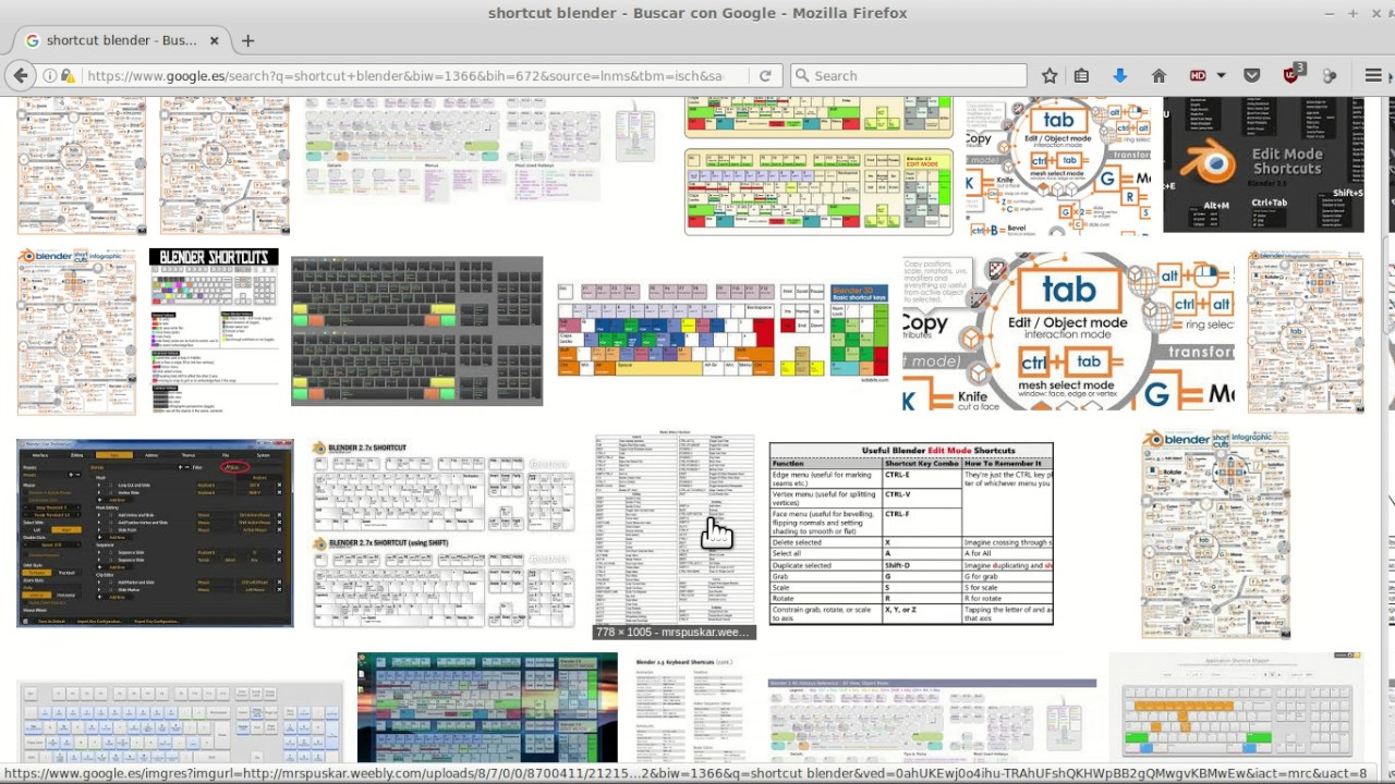 Tutorial Blender UD01C Atajos de teclado y la wiki de Blénder - YouTube