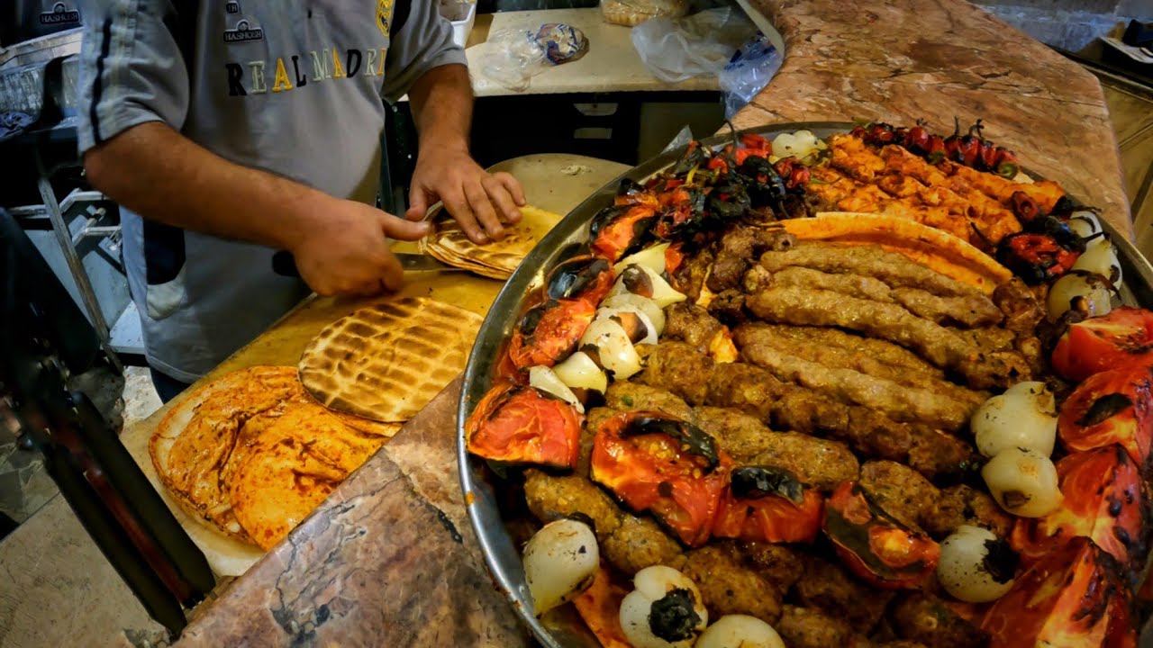 Grilled Kebab and Shish, Aleppo style | Syrian food - YouTube