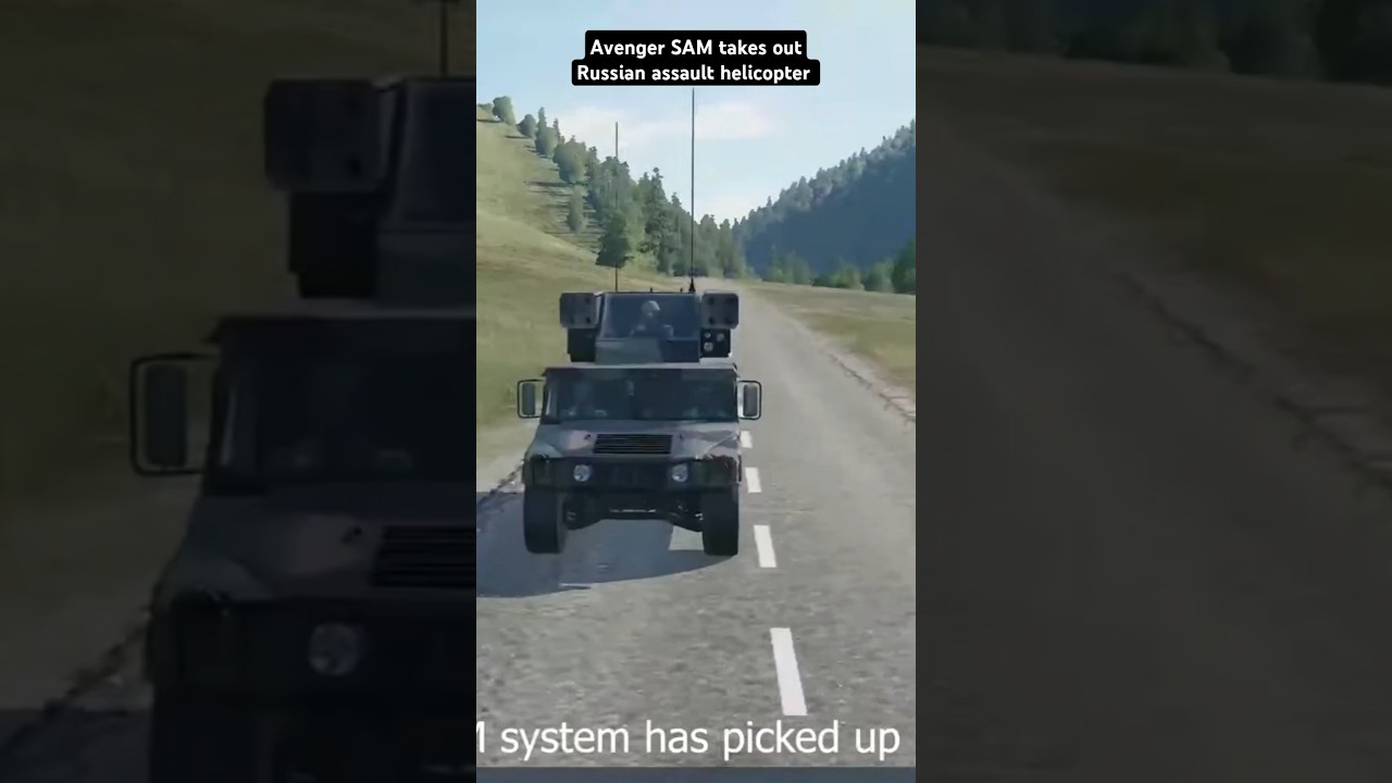 Avenger SAM takes out Russian assault helicopter #helicopter #gaming # ...