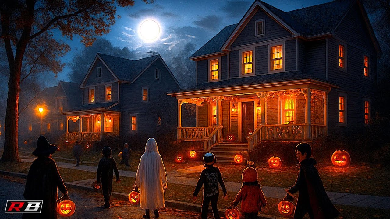 I gave out candy alone on Halloween night - YouTube