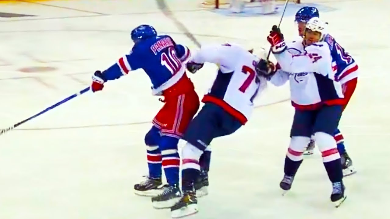 Artemi Panarin Hit on TJ Oshie Injury (FULL CLIP) Rangers vs Capitals ...