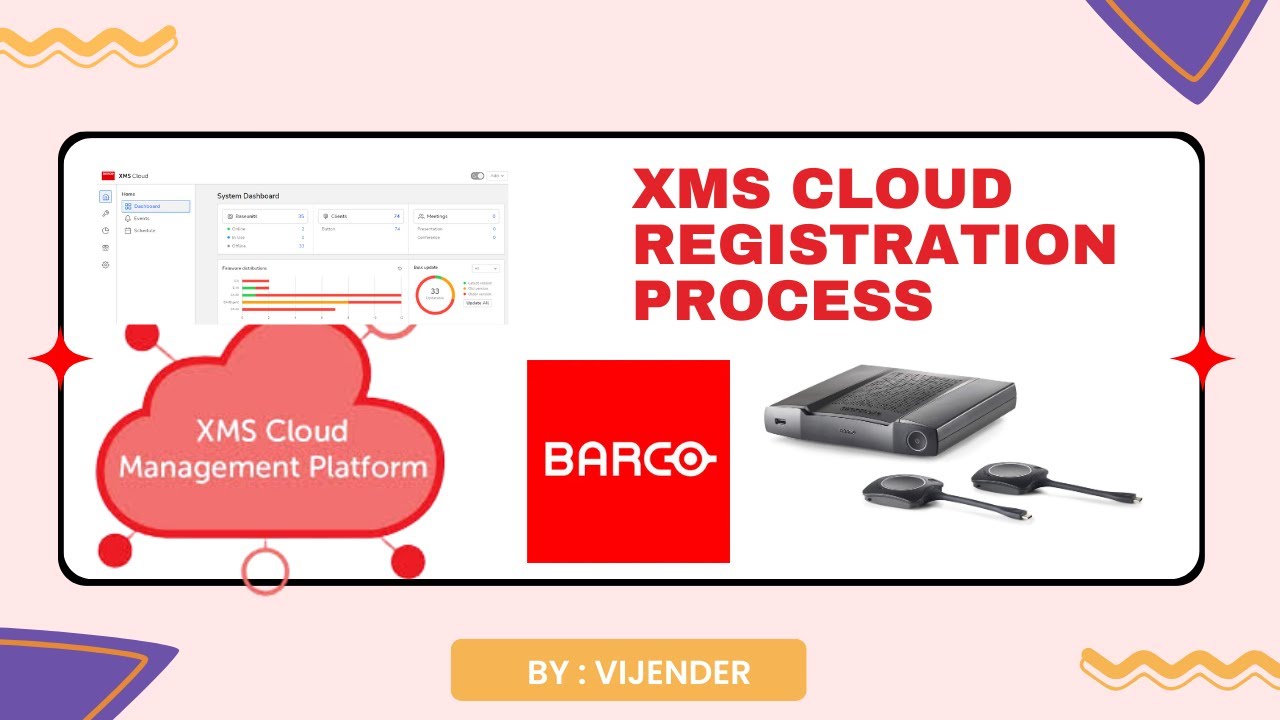 How to Register Barco XMS Cloud – Step-by-Step Guide - YouTube