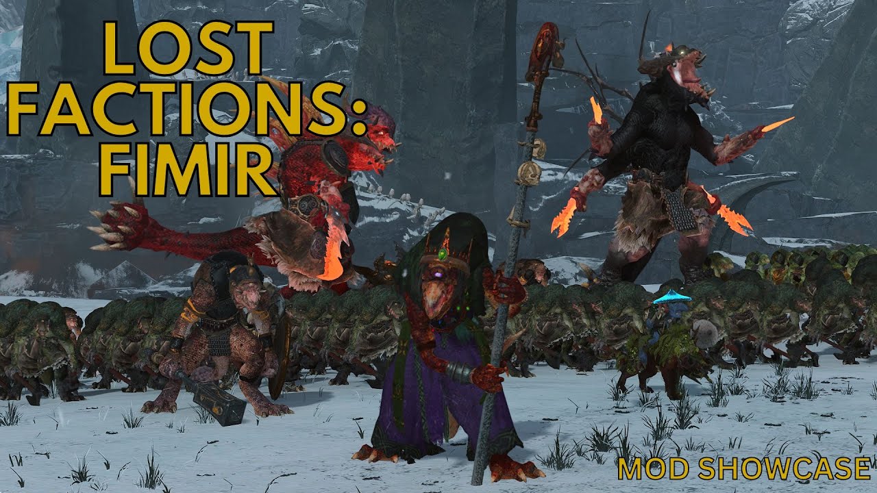 OvN Lost Factions: Fimir! Mod Showcase! Total War: Warhammer 3! - YouTube