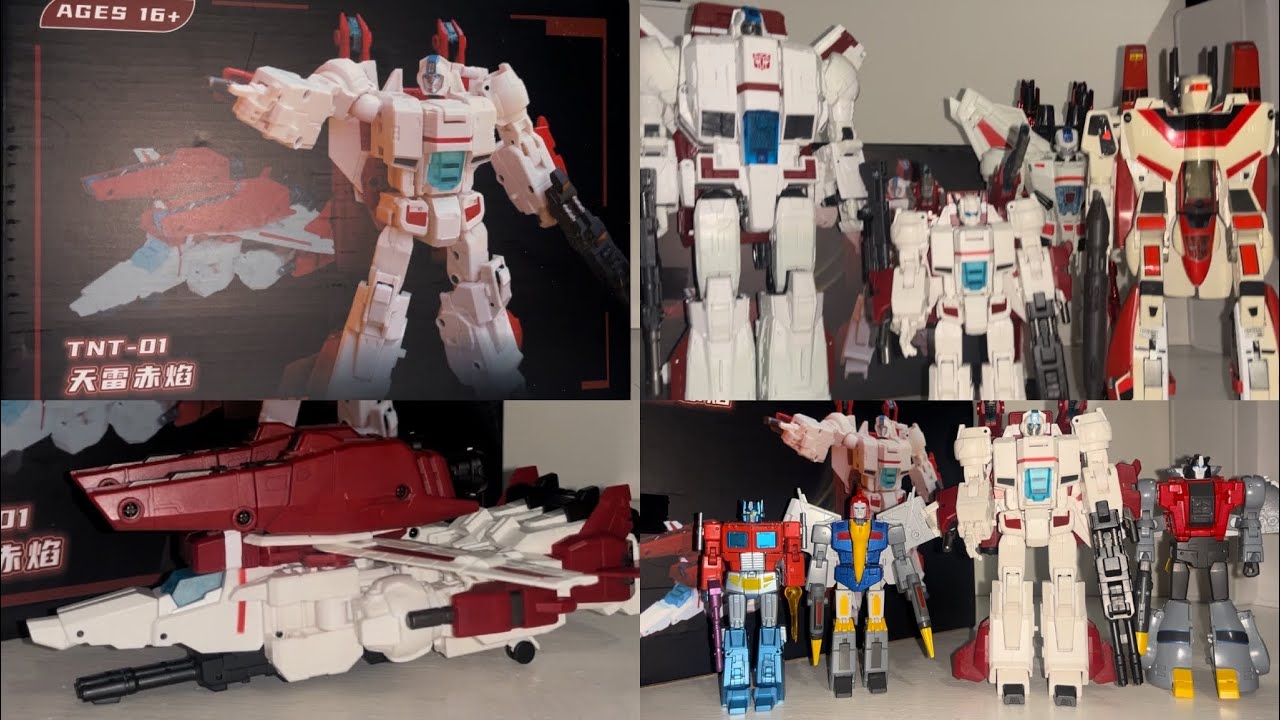 TNT 01 EX 30 jetfire- review. Transformers jetfire figure idw oversized ...