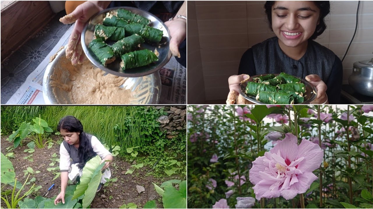 Patrodu Recipe | Himachali Food | Pahari Traditional Dish | Sanna ...