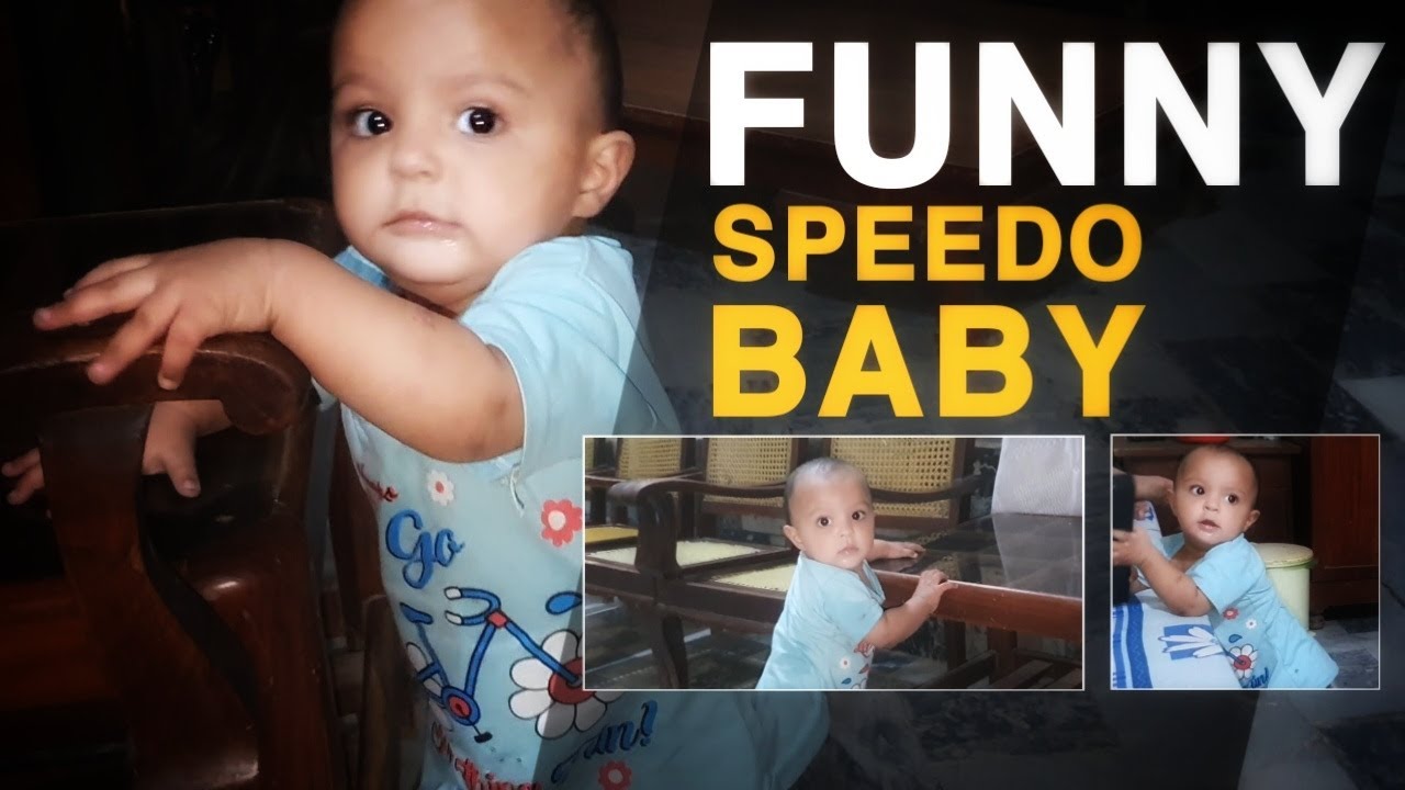 Funny Baby Crawling | speedo Bacha | Cute Jannat - YouTube