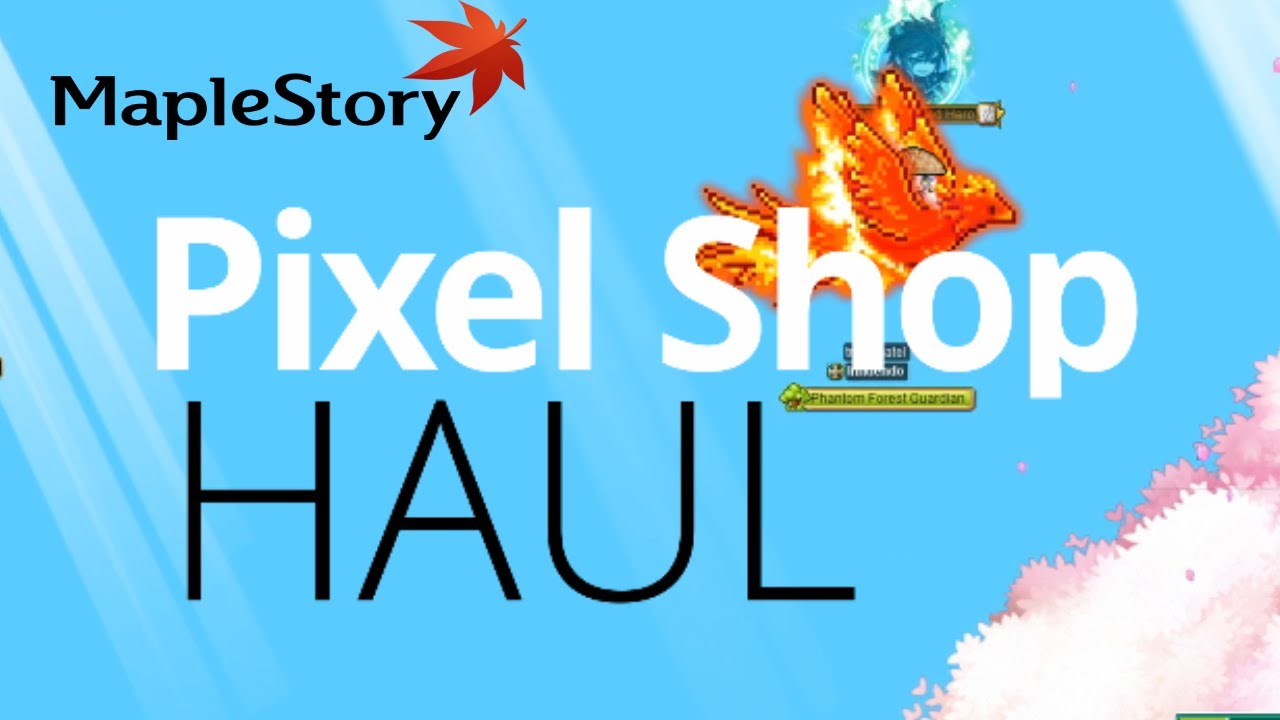 Maplestory Pixel shop HAUL! Pixel shop Chaos ring, Almost All the ...