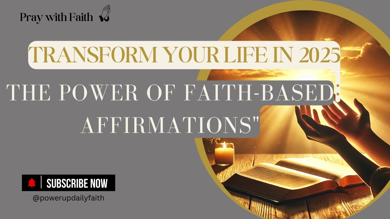 I Tried Faith-Based Affirmations .The Power of Faith-Based Affirmations ...
