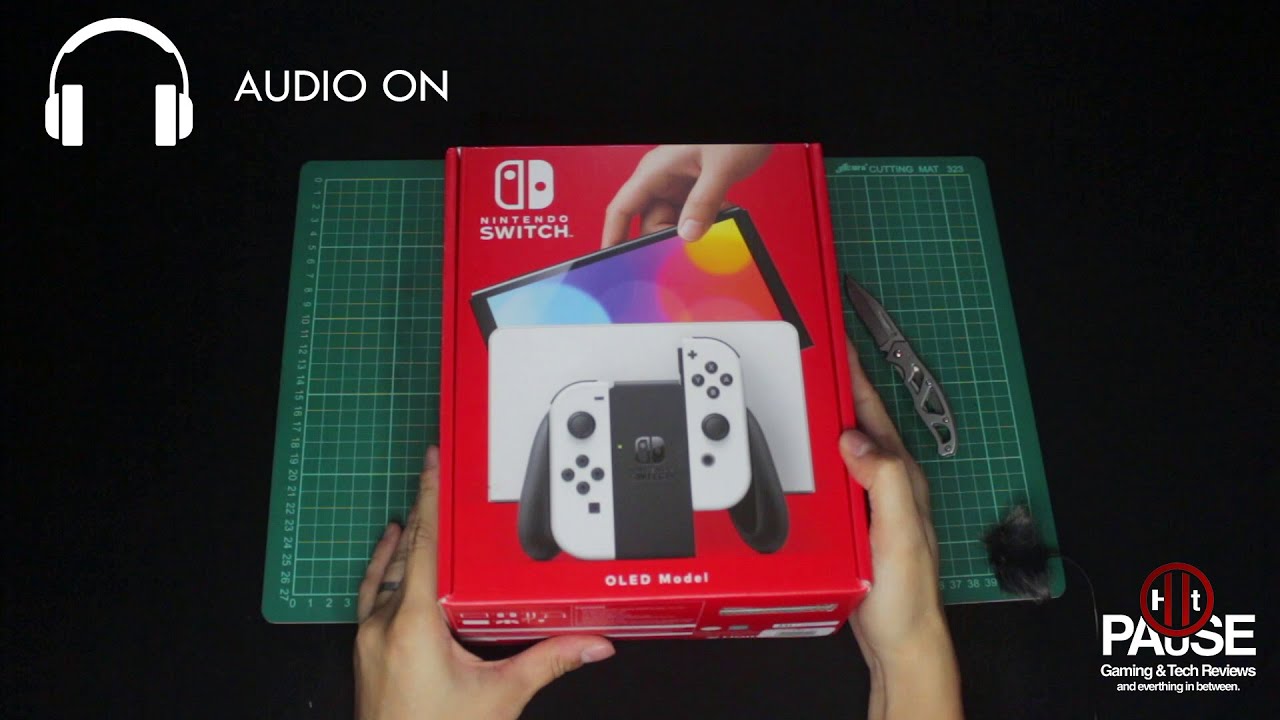 [ASMR] Nintendo Switch Oled Unboxing from Datablitz - YouTube