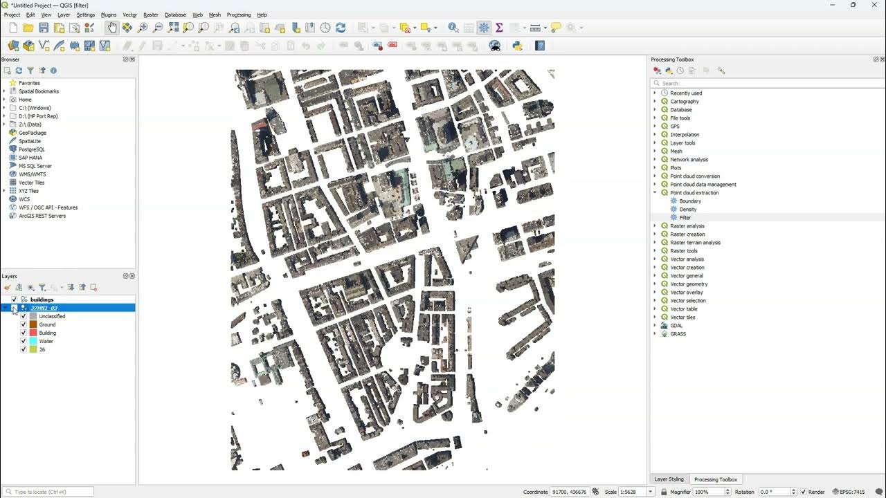 Filter Point Clouds in QGIS - YouTube