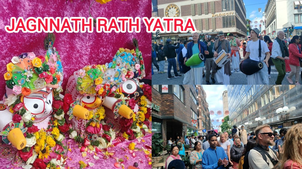 Hare Krishna Hare Rama || jagnnath rath Yatra in Stockholm || 🙏🙏 - YouTube