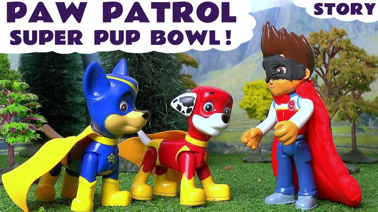 Fun Paw Patrol Super Pup Stop Motion Story - YouTube