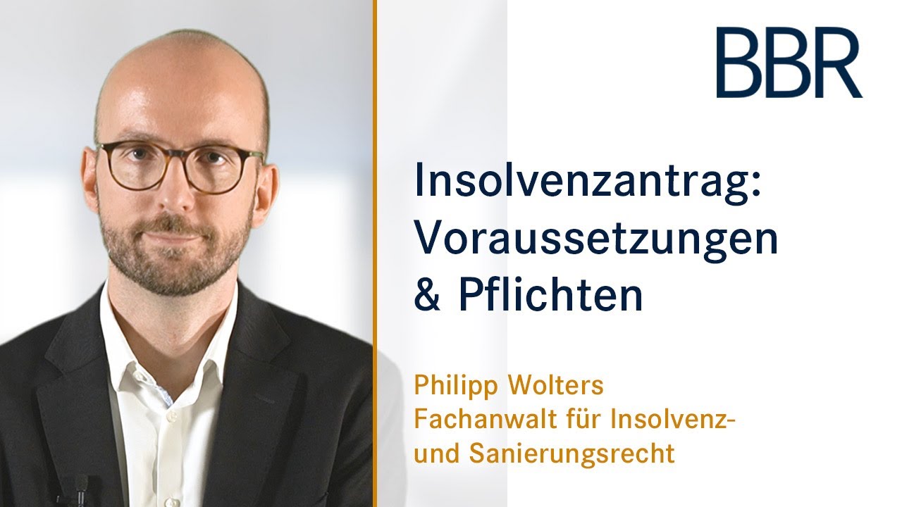 Insolvenzantrag: Voraussetzungen und Pflichten - YouTube