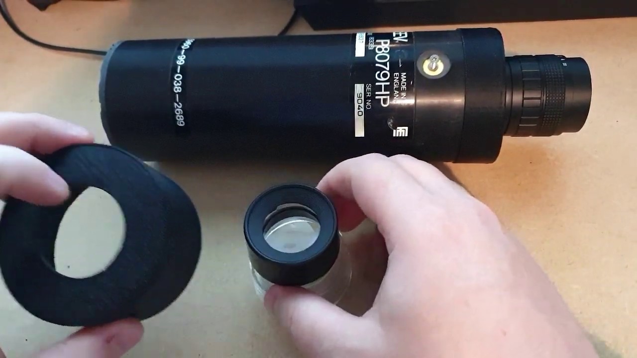 Raspberry Pi with Gen 1 Night Vision - P8079HP 3d printed lens holders ...