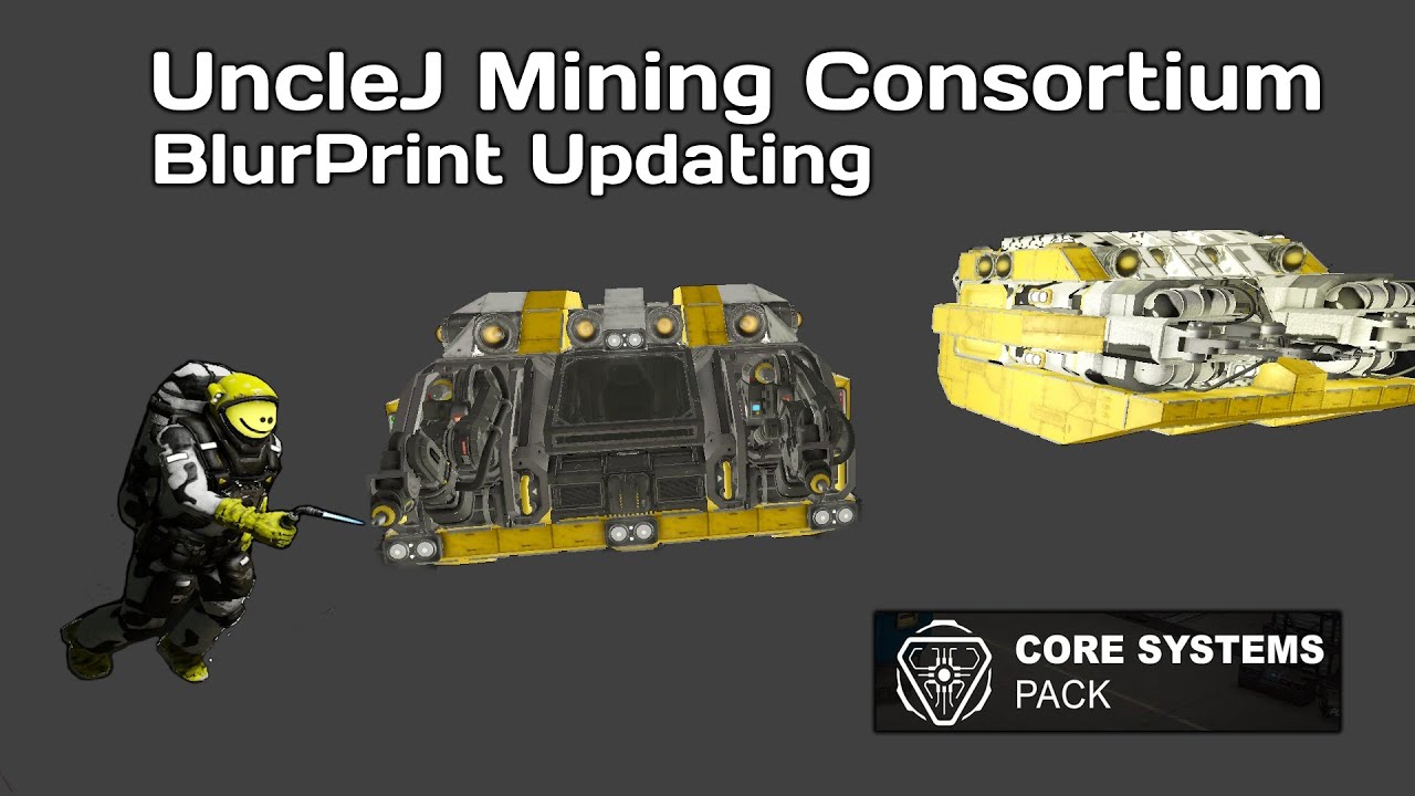 UMC Updating BluePrints, Core Systems. DLC EP01 Space Engineers - YouTube